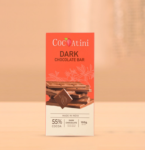 Dark Chocolate Bar 55% Cocoa – Cocoatini